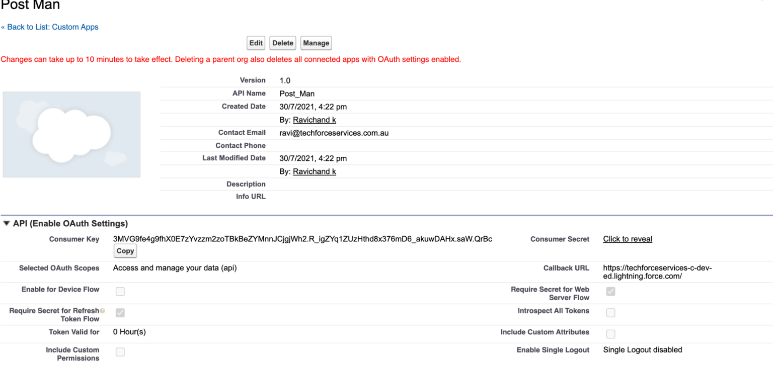 Test Salesforce Cms Output With Api Connection From Postmanworkbench 8439