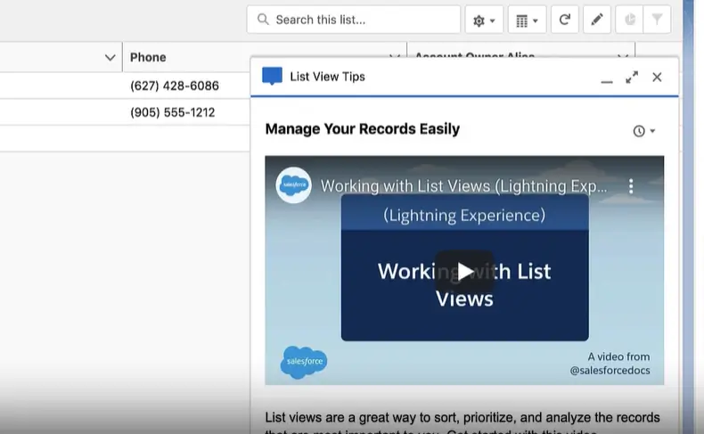Navigation and Adoption with Salesforce In-App Guidance Prompts