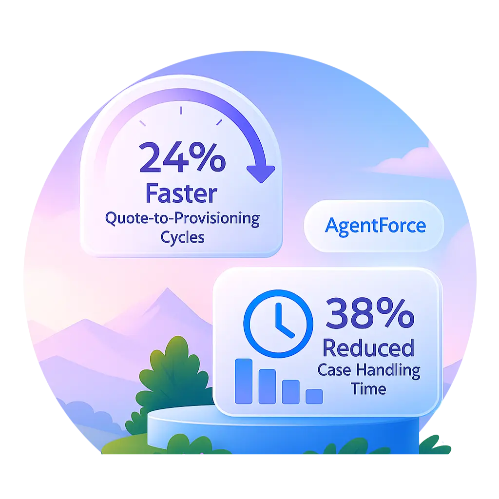 AgentForce AI Implementation Case Study | Digital Infrastructure