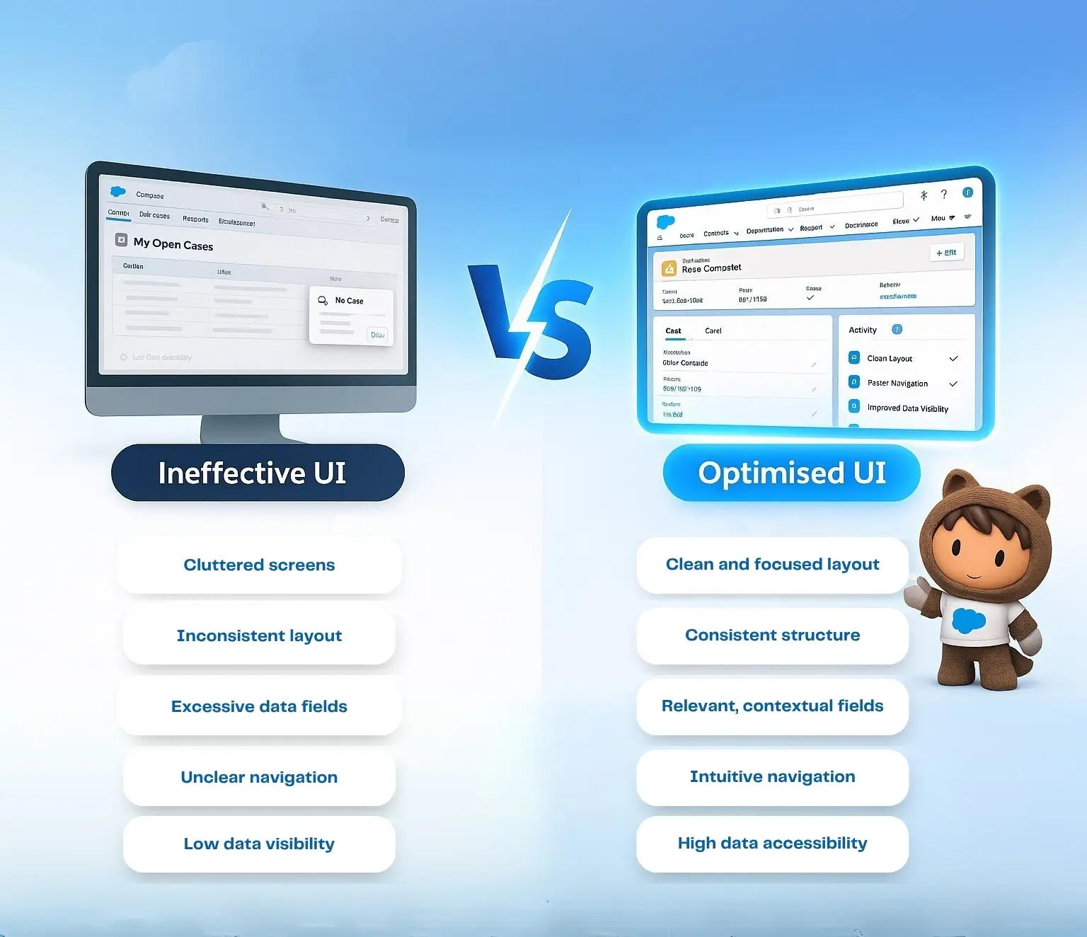 Enhancing Salesforce User Interface with Managed Services